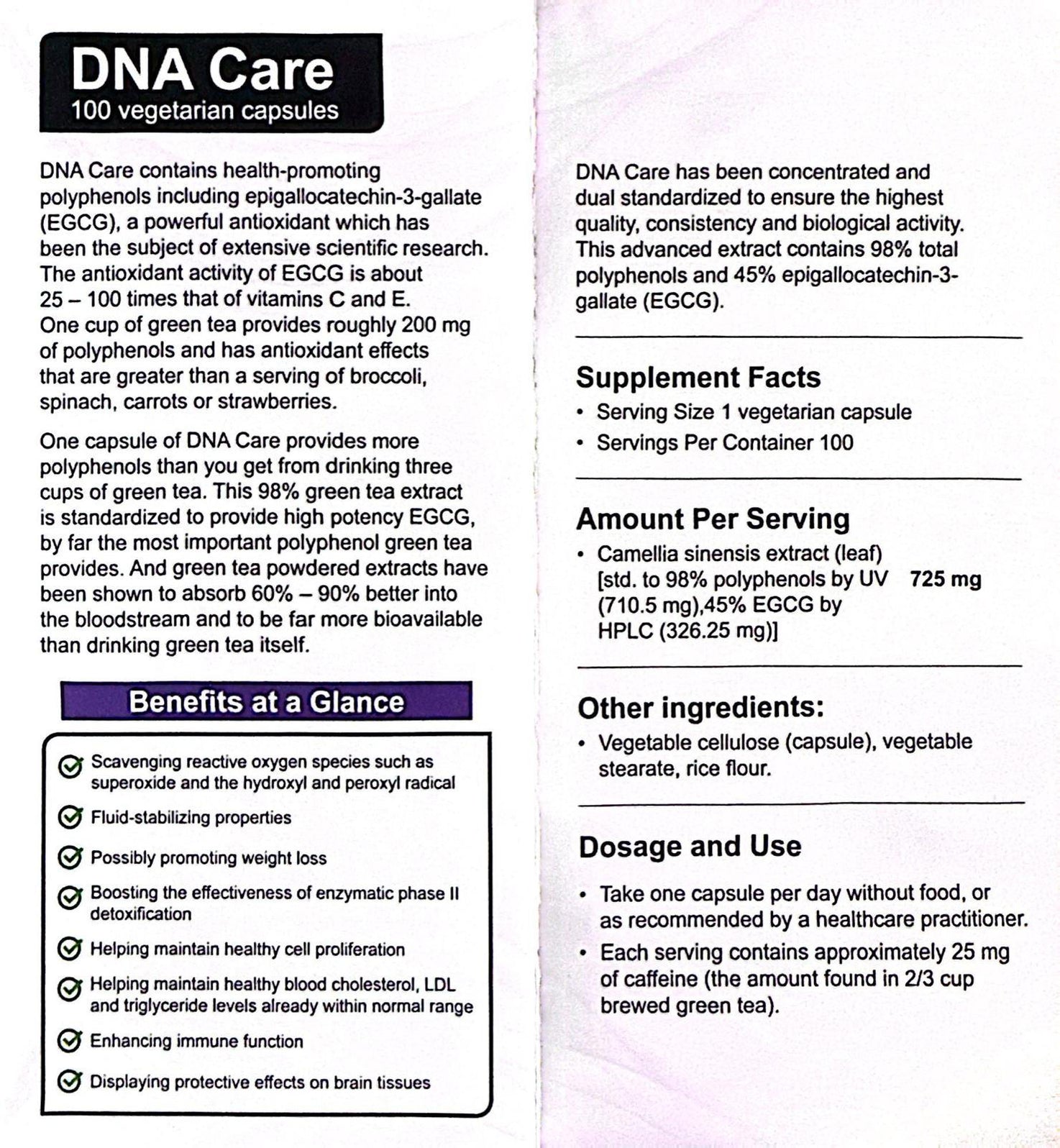 DNA Care — curaselects